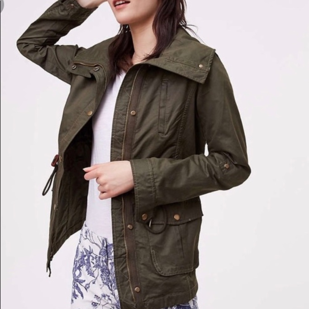 Loft Green Cargo Jacket - Gem